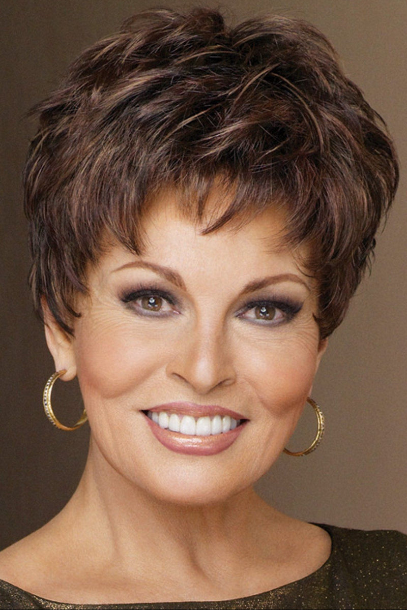 Sale - Raquel Welch Wigs - Winner - Color: Shaded Golden Walnut (SS8/2 ...