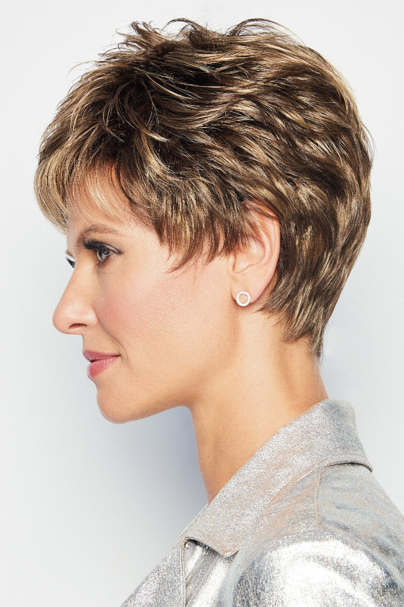 Sale - Raquel Welch Wigs - Winner - Color: Shaded Golden Walnut (SS8/2 ...