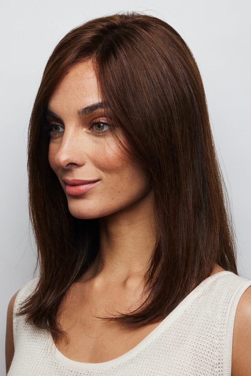 Amore Toppers - Remy 14" Human Hair Top Piece (#8708) - Remy Human Hai ...