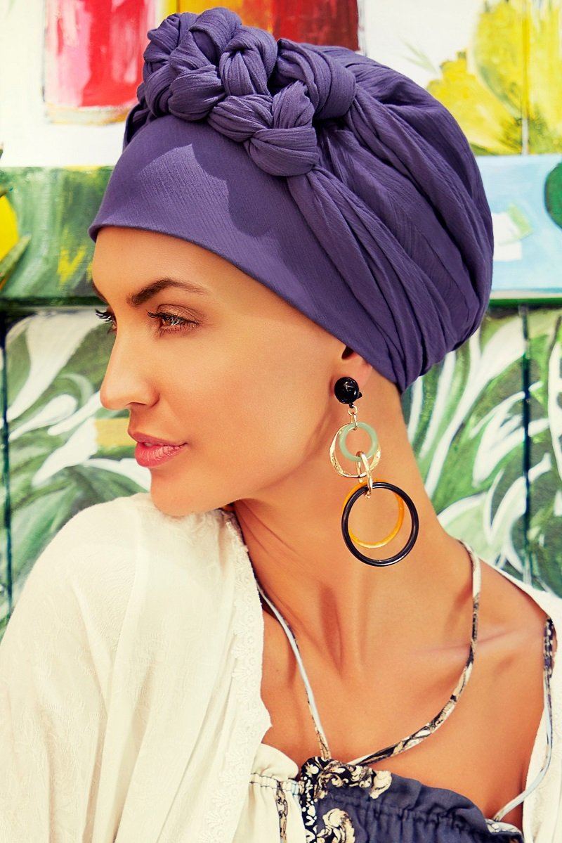 Christine Headwear - Sapphire Boho Turban Set (#2165) – NameBrandWigs.com